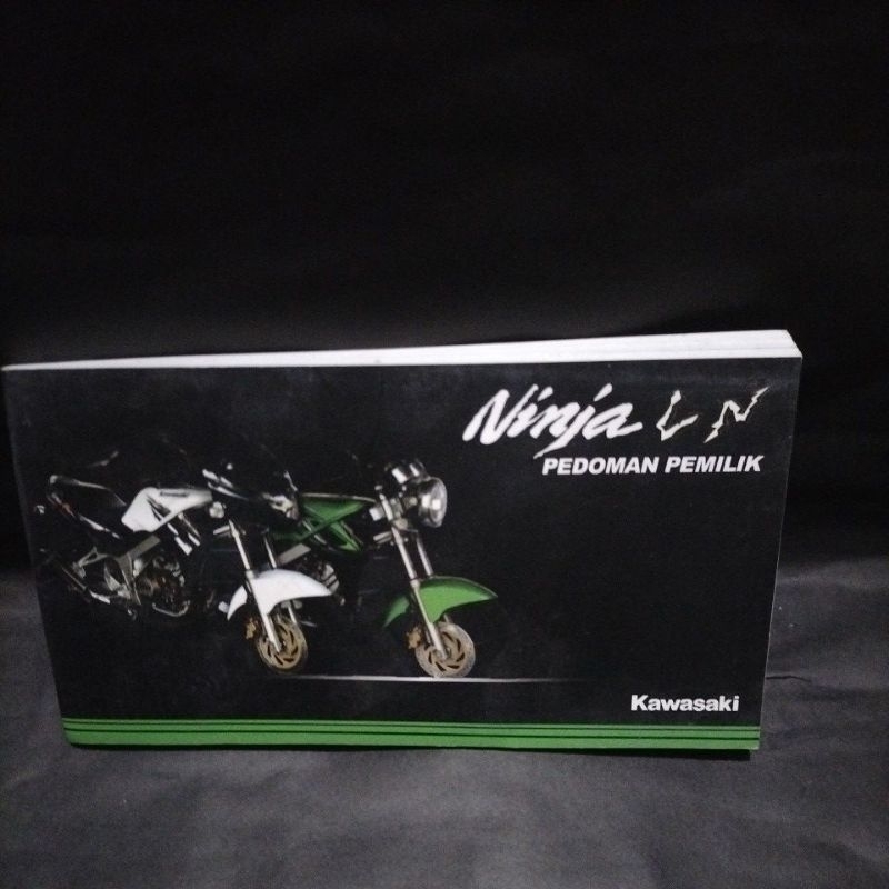 Jual buku pedoman pemilik kendaraan Kawasaki ninja RSS | Shopee Indonesia