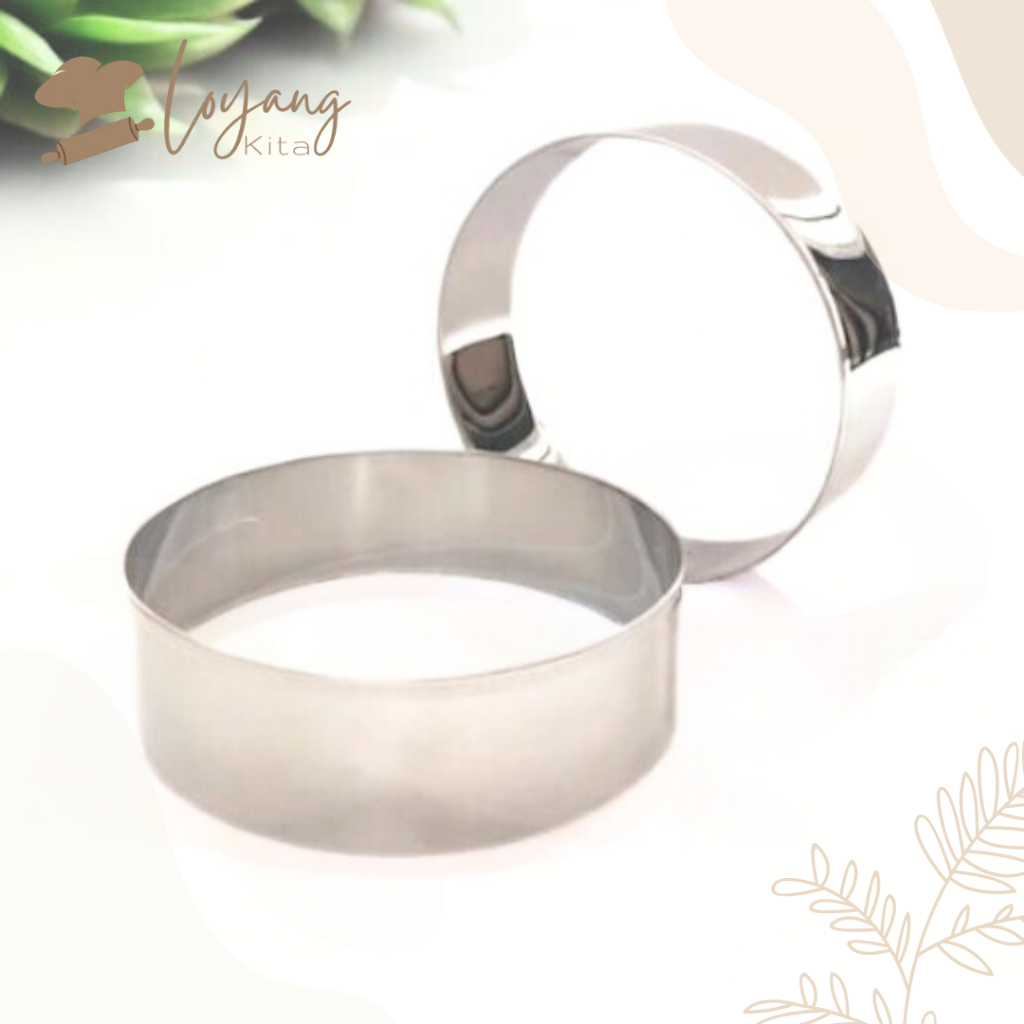 Jual Ring burger ring roti Cookies cutter bulat ukuran 10 cm ...