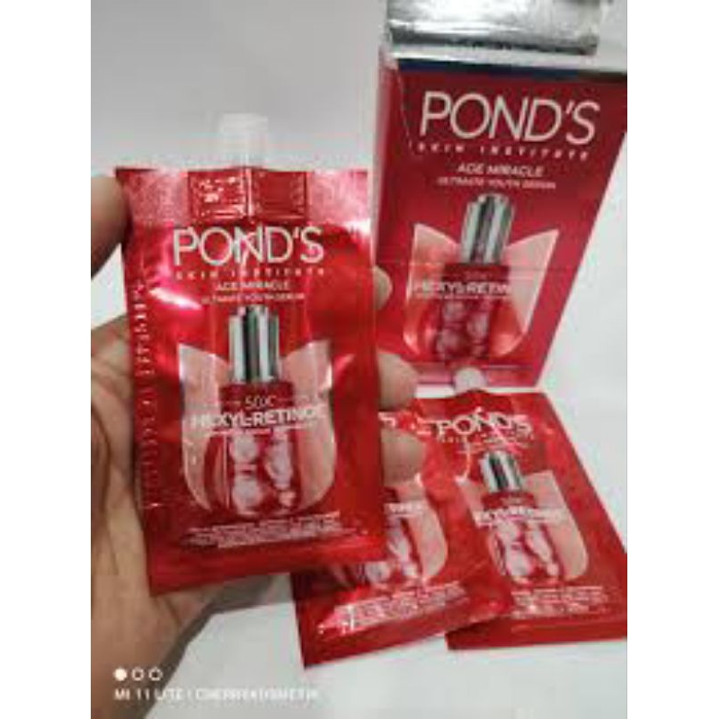 Jual Sachet Ponds Age Miracle Ultimate Youth Anti Aging Serum 7 Gr ...