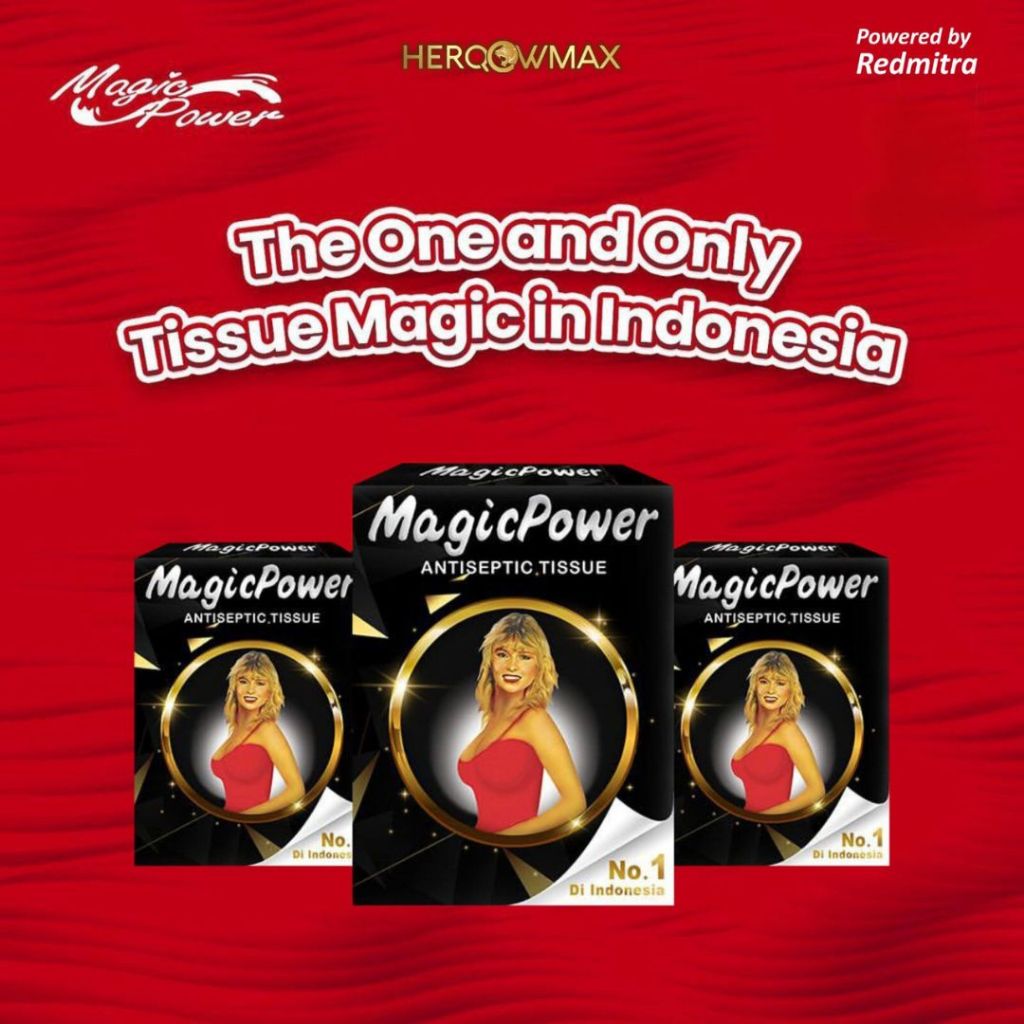 Jual Tissue Magic Power Original Classic NEW 1 Pack isi 6 Sachet Tisu ...
