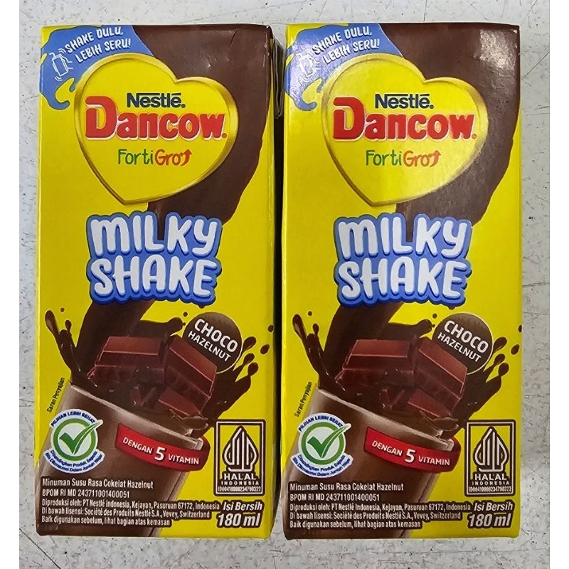 Jual Dancow Uht Milkshake Choco Hazelnut 180ml Tetrapack | Shopee Indonesia