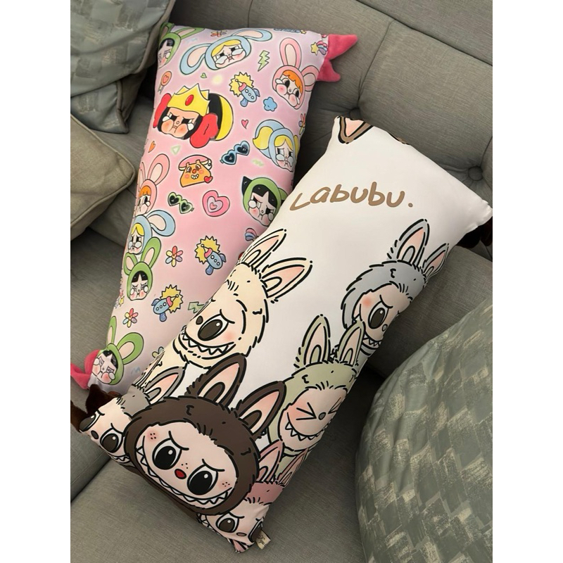 Jual BANTAL GULING LABUBU SEMI TENCEL SIZE L (53 X 25 CM) - MOTIF ...