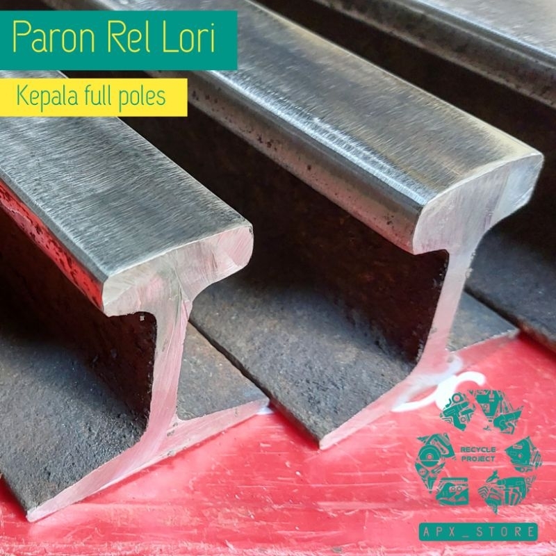 Jual Paron Besi Rel Lori 25cm / Besi Landasan mini & tiny / Rel Lory ...