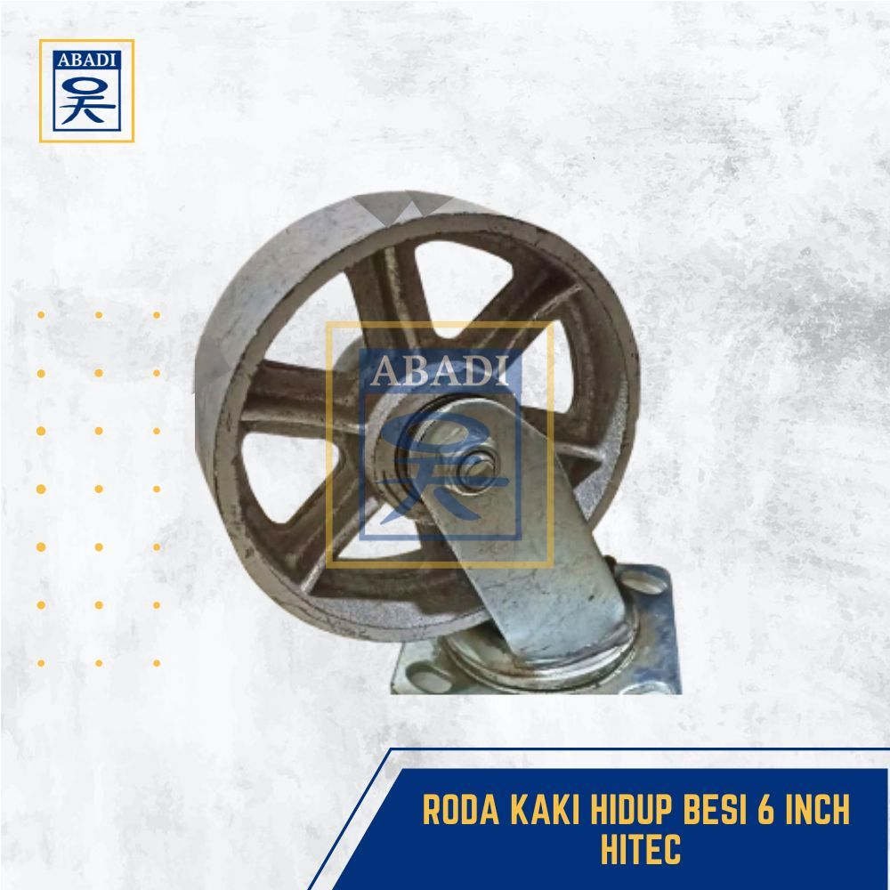 Jual RODA KAKI HIDUP BESI 6 INCH HITEC | Shopee Indonesia