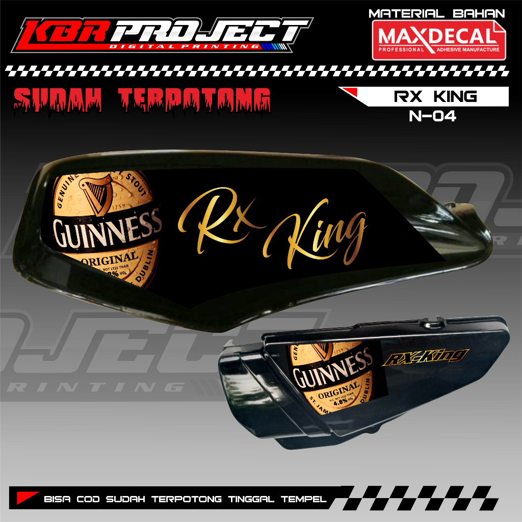 Jual COD Stiker RX KING striping motor YAMAHA variasi Racing N-04 ...