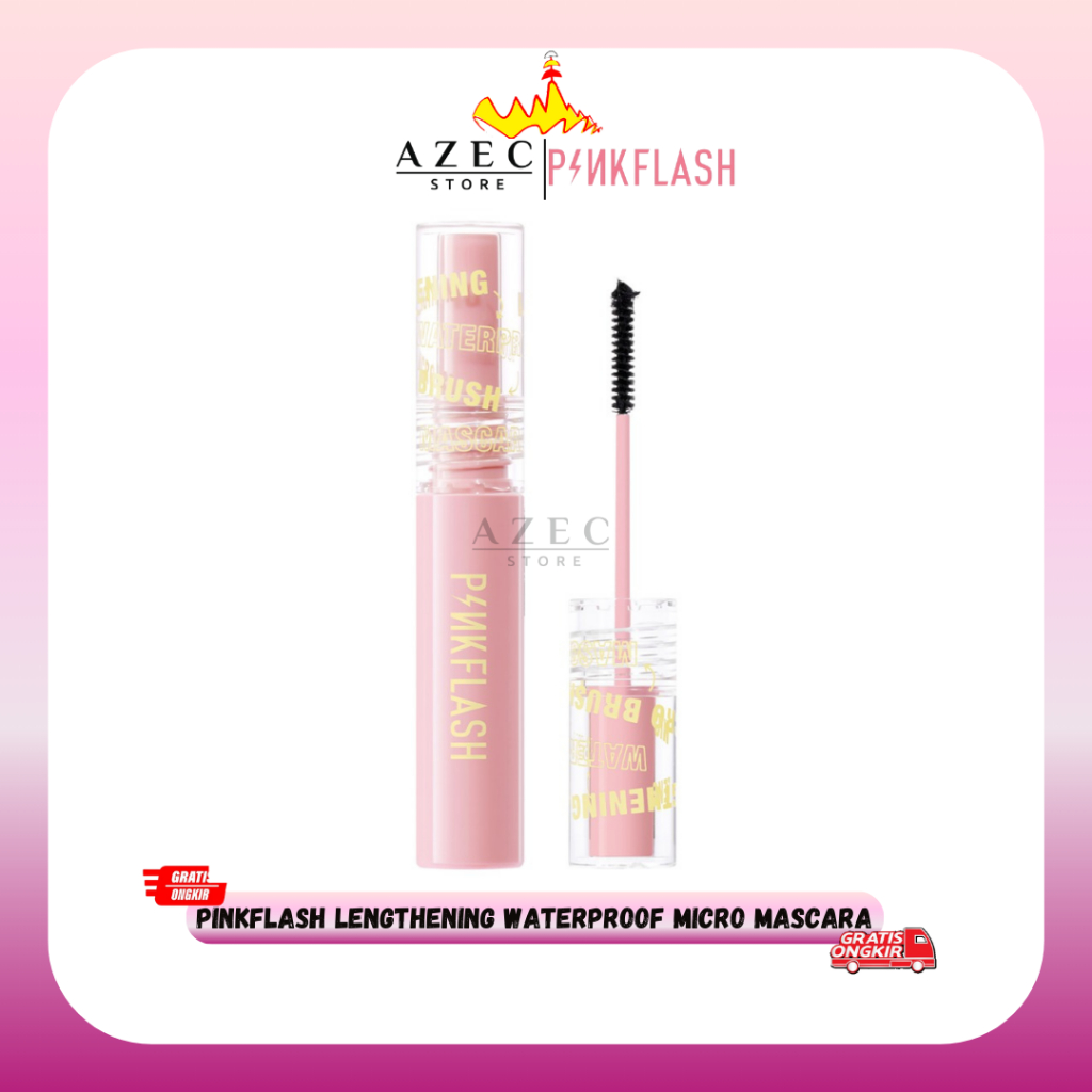 Jual PinkFlash Lengthening Waterproof Micro MASCARA | Shopee Indonesia