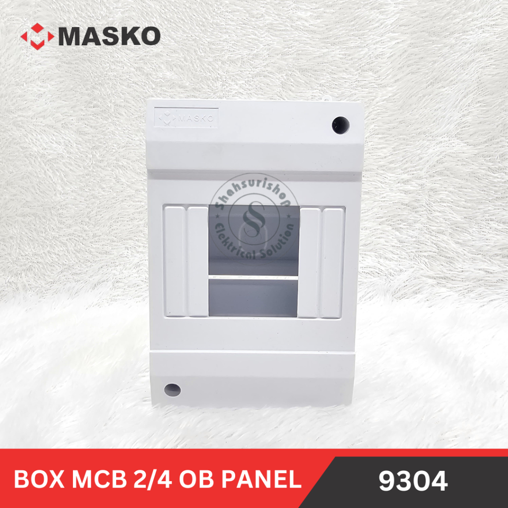 Jual BOX MCB OB PANEL 2-4 MASKO 9304 TEBAL PUTIH TANPA TUTUP | Shopee ...