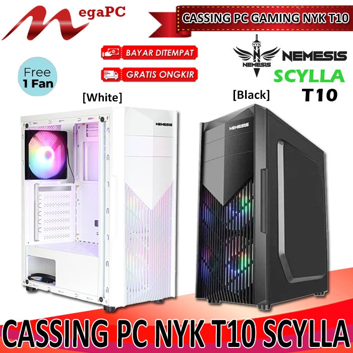 Jual PC CASE GAMING / Cassing T10 Scylla NYK Nemesis Baru | Shopee ...