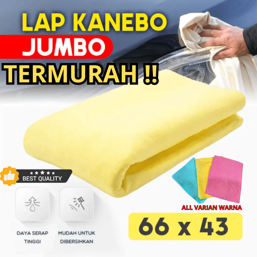 Jual Crown Star - Lap Kanebo Chamois Jumbo Daya Serap Tinggi Kanebo ...