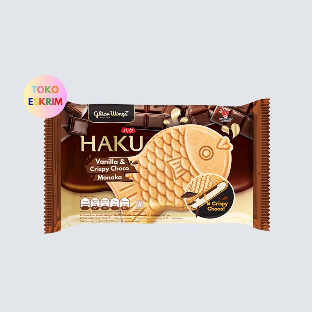 Jual Ice Cream Glico Wings Haku Crispy Monaka | Shopee Indonesia