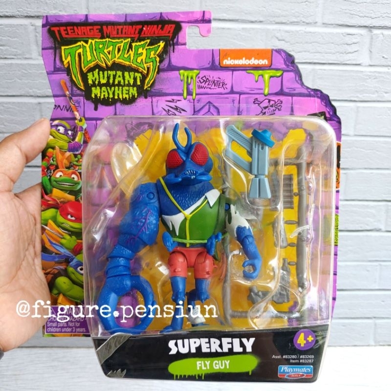 Jual PLAYMATES TMNT MOVIE BASIC SUPERFLY FLY GUY TEENAGE MUTANT NINJA ...