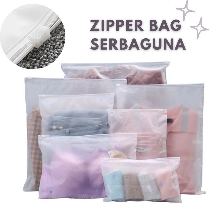Jual Kantong Plastik Packing ZIPLOCK Travel Pouch Transparan ANTI AIR ...