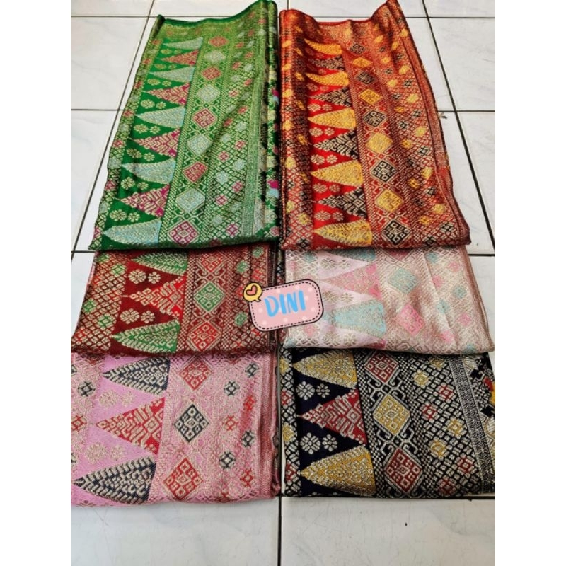 Jual Set Kain + Selendang Songket Palembang Jelly MOTIF TERBARU (WAJIB ...