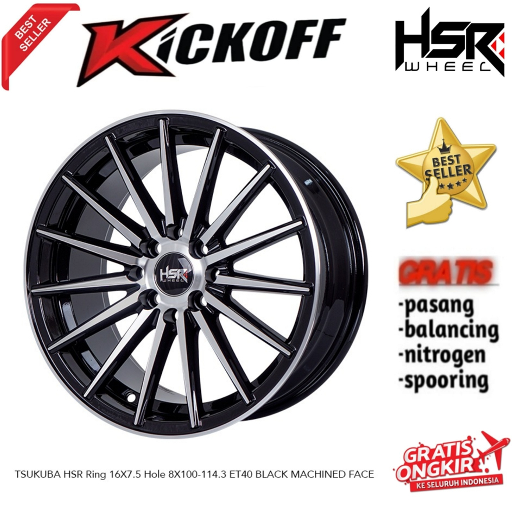 Jual VELG MOBIL HSR TSUKUBA R16 BUAT AVANZA LIVINA XENIA MOBILIO FREED MAZDA2 BALENO YARIS VIOS ...