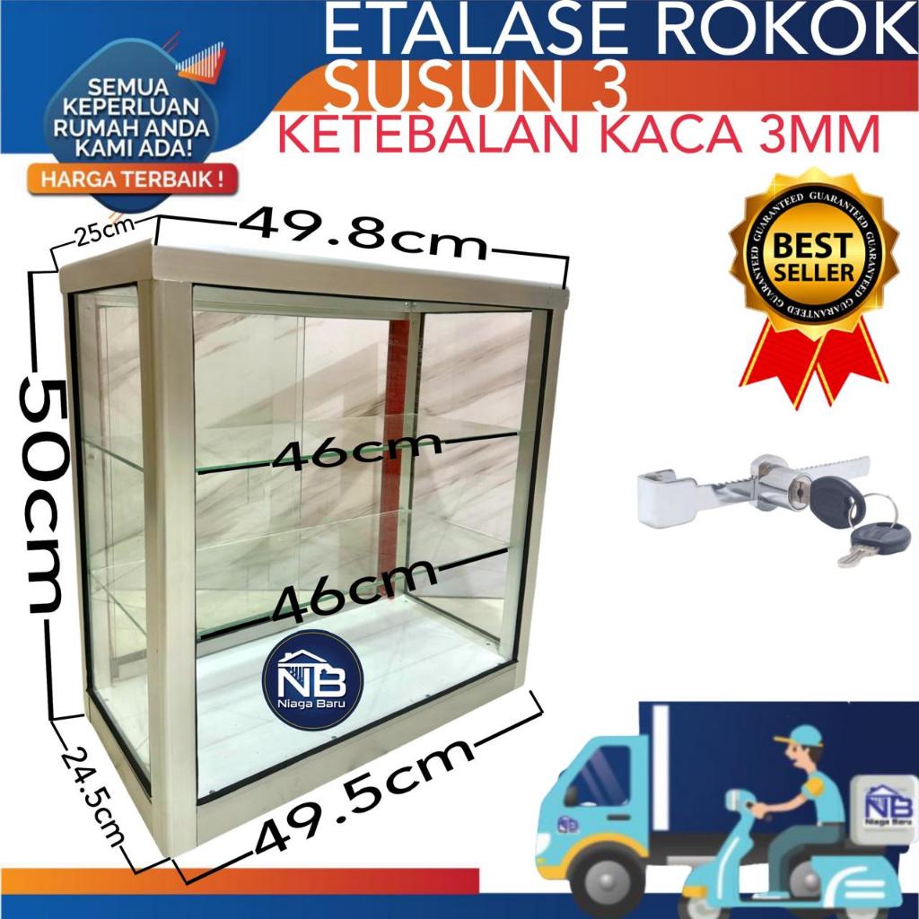Jual RAK ETALASE ROKOK ETALASE KACA MINI BOGOR DAN DEPOK GOJEK | Shopee ...