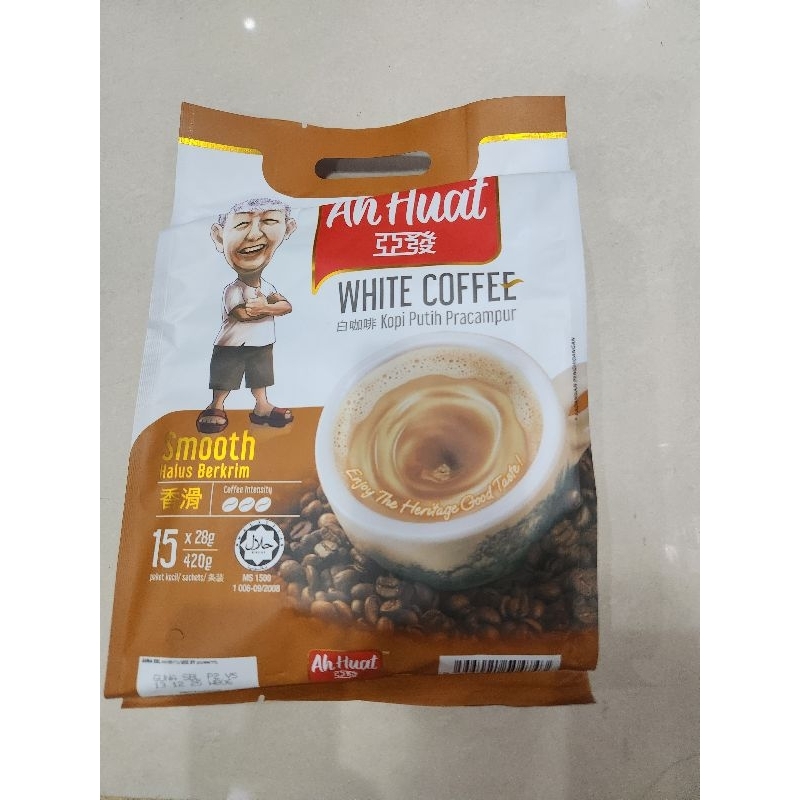 Jual kopi ahuat ahwat ah huat white coffee smooth halus berkrim kopi ...