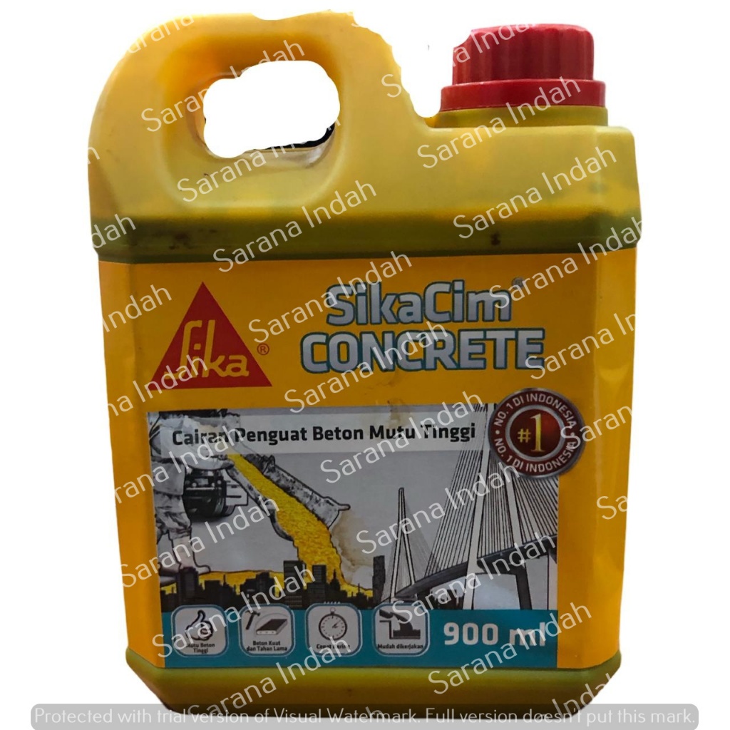 Jual SIKA CONCRETE ADDITIVE 900ml CAIRAN PENGERAS BETON PENGERAS COR ...
