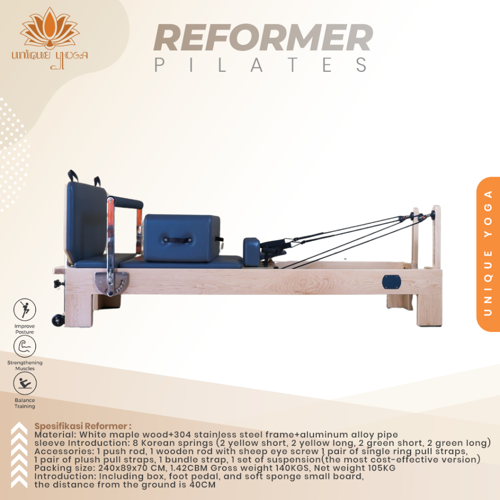 Jual Alat Fitness Pilates Reformers / Yoga Bed/Pilates Bed / Ranjang ...