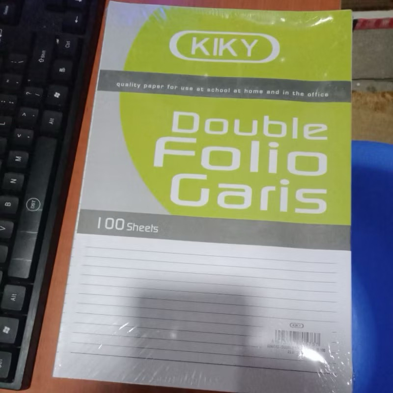 Jual (PAP) kertas folio bergaris satuan / Kertas Double Folio Bergaris ...