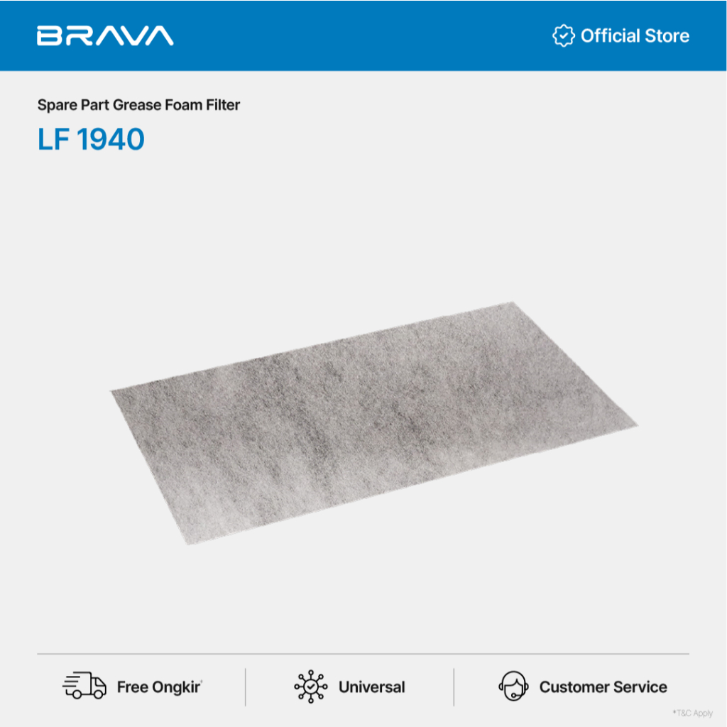 Jual BRAVA Foam Filter Serat Penyaring Udara | Shopee Indonesia
