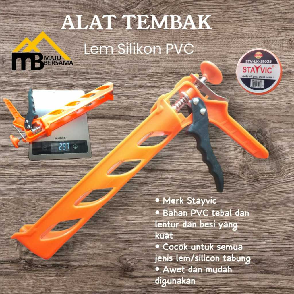 Jual Alat Tembak Lem Tabung PVC - STAYVIC | Shopee Indonesia
