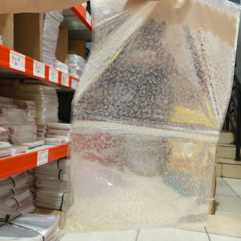 Jual Opp Bintang Souvenir 45X60 / 40X60 / 35X60 OPP FLOWER PLASTIK ...