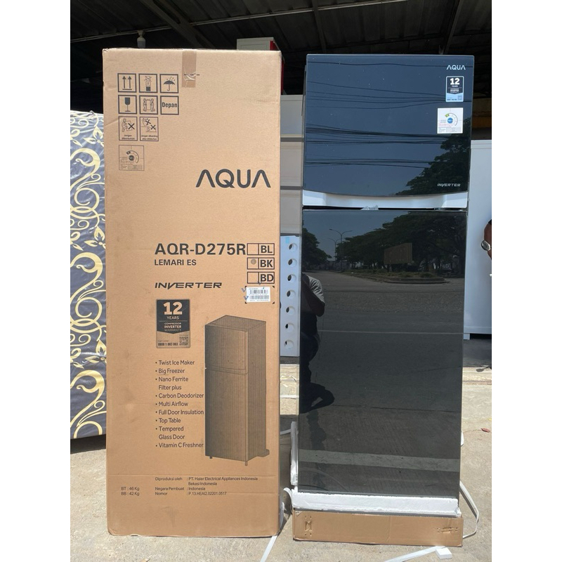 Jual Kulkas AQUA 2 pintu | Shopee Indonesia