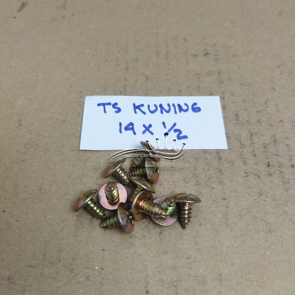 Jual SEKRUP SKRUP TS JT 14X1/2 PANJANG 1,2 CM 1,2CM 14 X 1/2 IN TAB ...