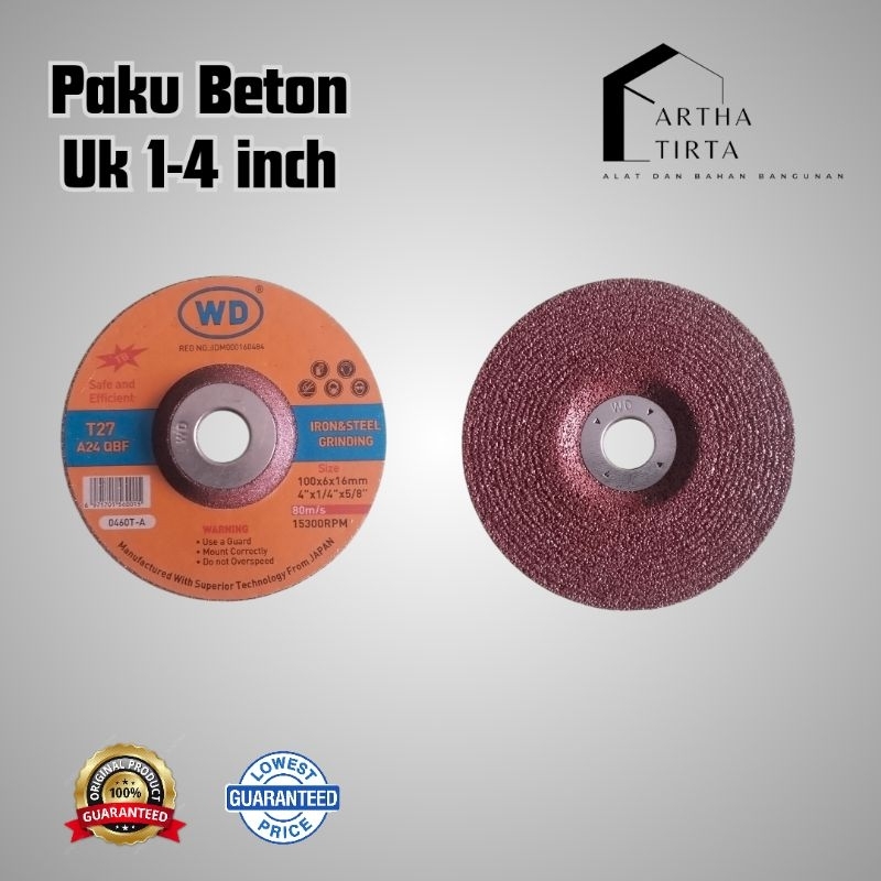 Jual WD Batu Mata Gerinda Poles Tebal 4x6 / Batu Selep 4 Inch | Shopee ...