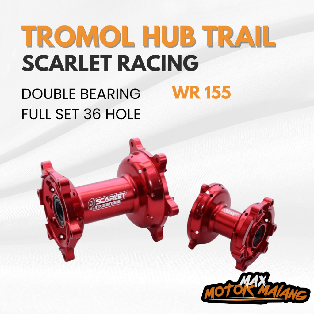 Jual Tromol Trombol Hub Trail Depan Belakang Full Set CNC WR 155 36 ...