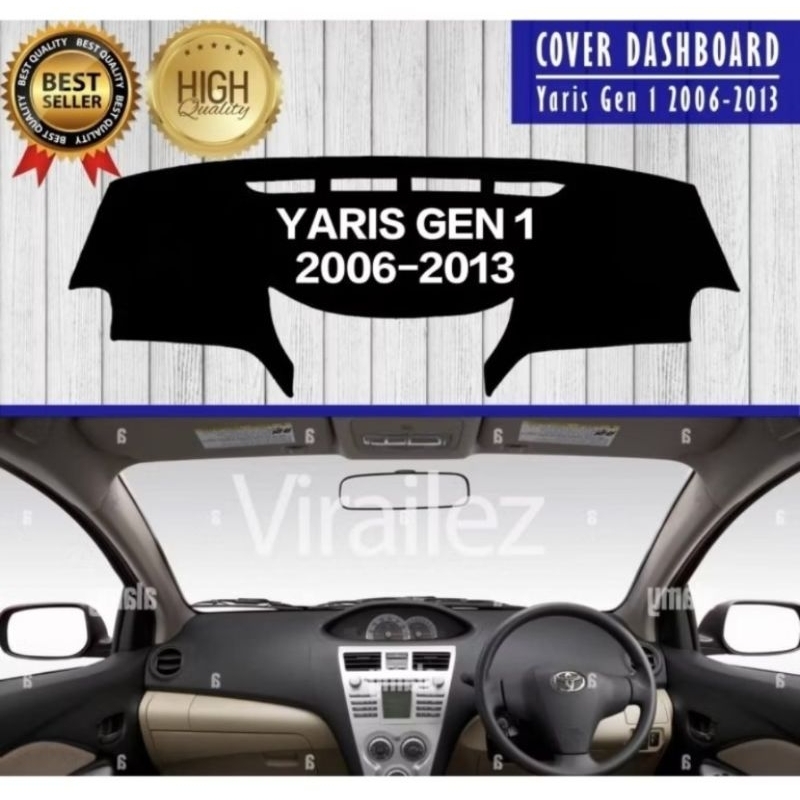 Jual Alas Dasbor Mobil Cover Dashboard Yaris Gen-1 2006-2013 Pelindung ...