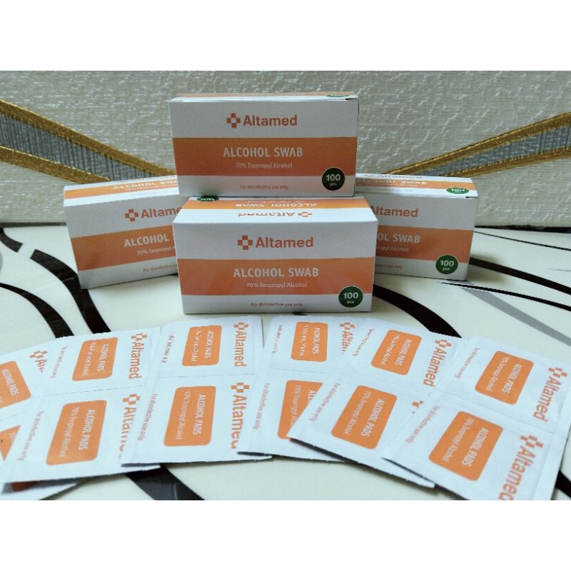 Jual Alcohol Swab 2 ply Altamed Cosmomed | Shopee Indonesia