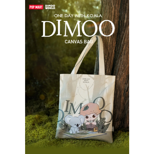 Jual POP MART DIMOO ONE DAY WITH KOALA - Canvas Bag | Shopee Indonesia