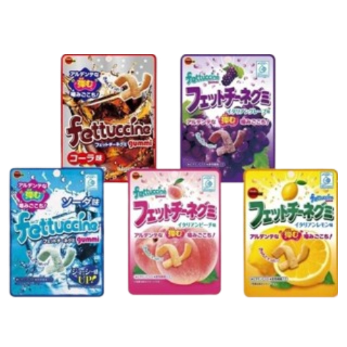 Jual UHA Sakeru Gummy 33 Gram & Bourbon Fettuccine Gummy 50 gram Japan ...