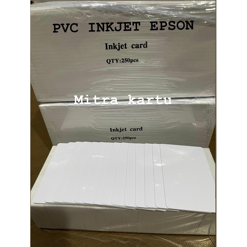 Jual ID CARD INKJET, INKJET PVC BLANKCARD,KARTU INKJET,PVC EPSON,PVC ...