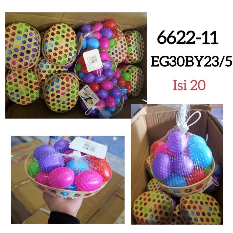 Jual Mainan Telur Warna 6622-11 / Mainan Egg Telur Keranjang Telur ...