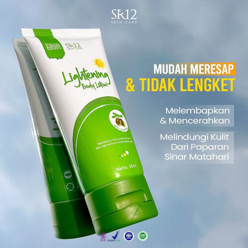 Jual Lightning Body Lotion SR12 Original Mencerahkan Kulit Dan ...