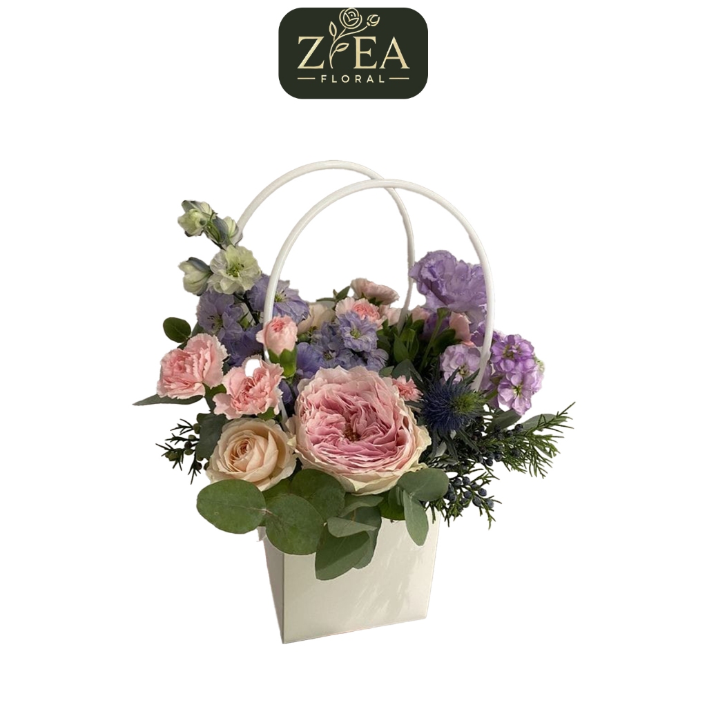 Jual ZEA FLORAL Korean Emboss Bloom Box | Shopee Indonesia