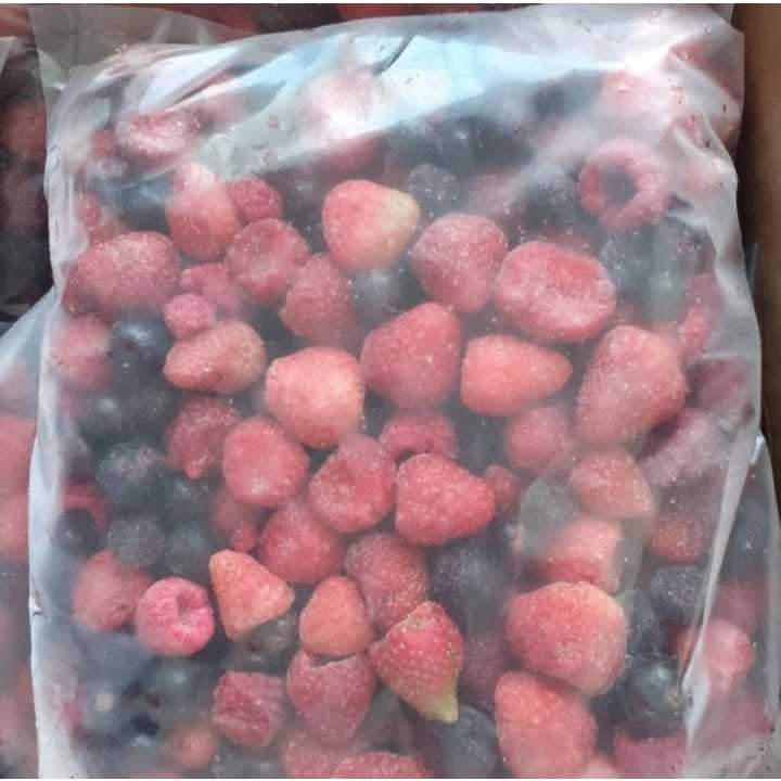 Jual fruit mix berry strawberry blueberry / frozen fruit mix berry ...