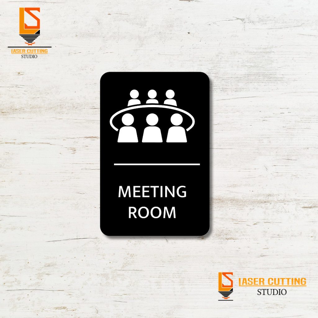 Jual Meeting Room Sign Board Sign Akrilik meeting room Minimalis Modern ...