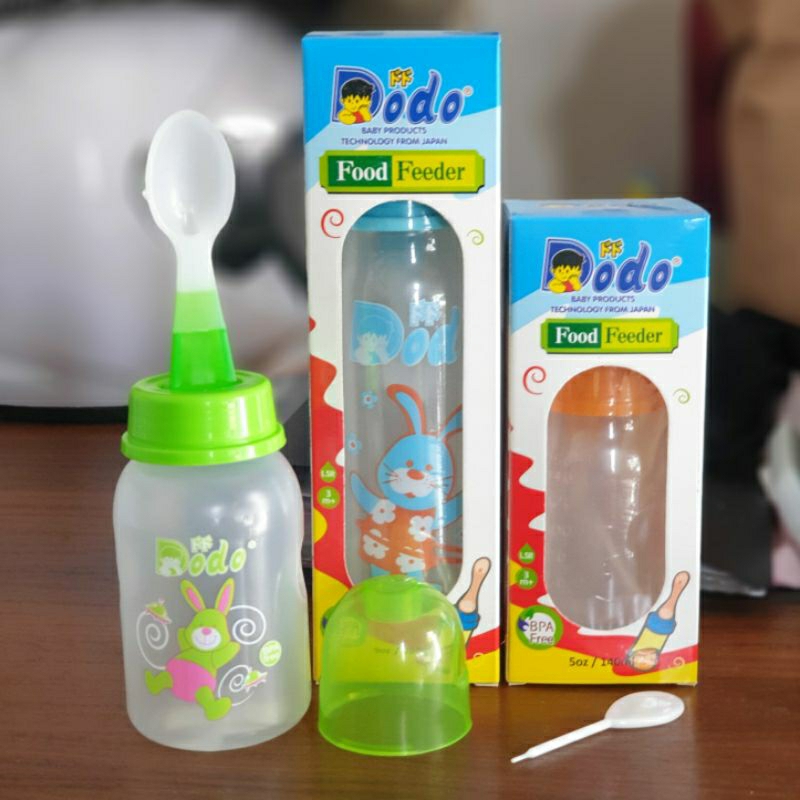Jual DODO FOOD FEEDER BOTOL DOT SENDOK MAKAN BAYI 260ml BOTOL BUBUR DAN ...