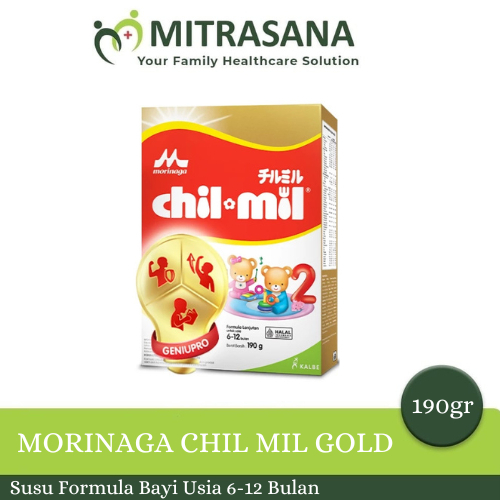 Jual Morinaga Chil Mil Gold 190/390/790gr | Susu Formula Bayi Usia 6-12 ...