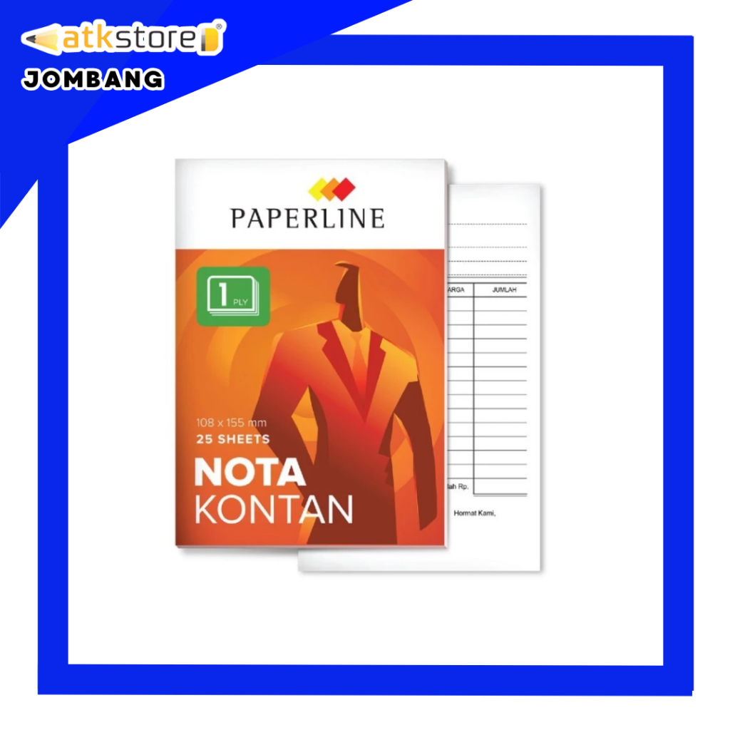 Jual (PACK) PAPERLINE Nota Kontan K1 108 x 155 mm 1 PLY 50 Lembar ...