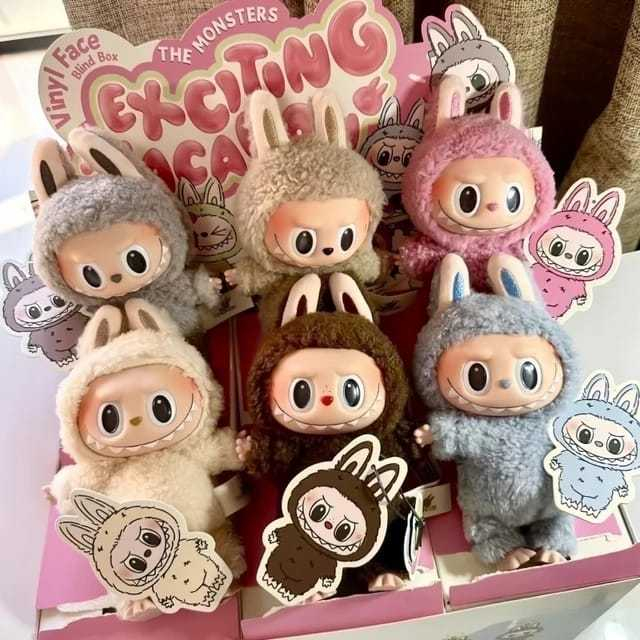 Jual LABUBU Boneka Monster Key Chain Gantungan Labu Labu Macaron Have A ...