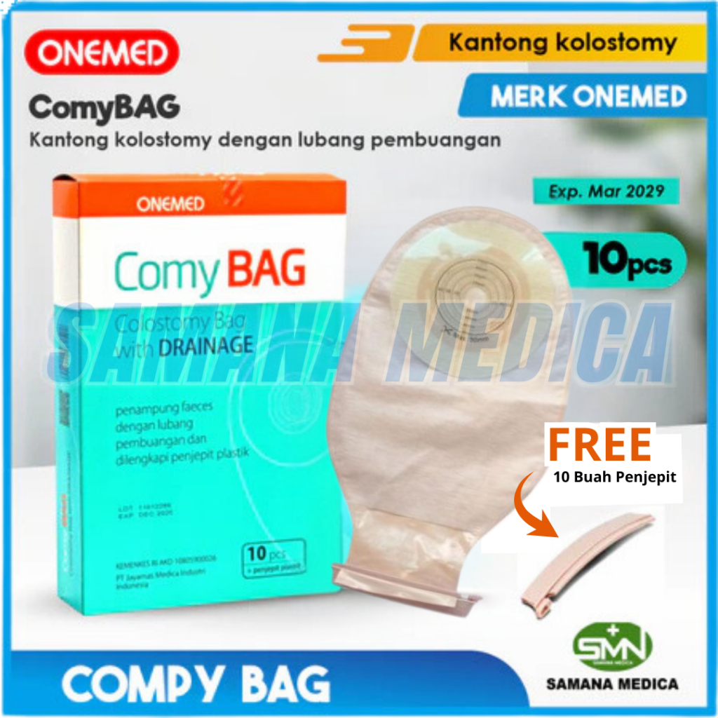 Jual Comy Bag Kantong Kolostomi ONEMED - Kantong Penampung Feses Pada ...