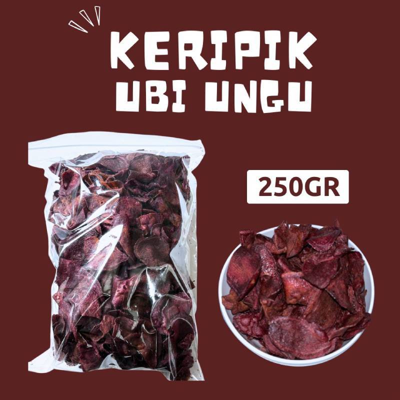 Jual Keripik Ubi / Keripik Ubi Jalar Ungu / Kripik Ubi Jalar Ungu / Telo Original 250g | Shopee ...