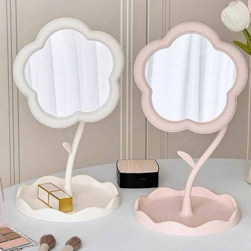 Jual CERMIN STAND BUNGA CERMIN MAKEUP STANDING MOTIF BUNGA SUNFLOWER ...