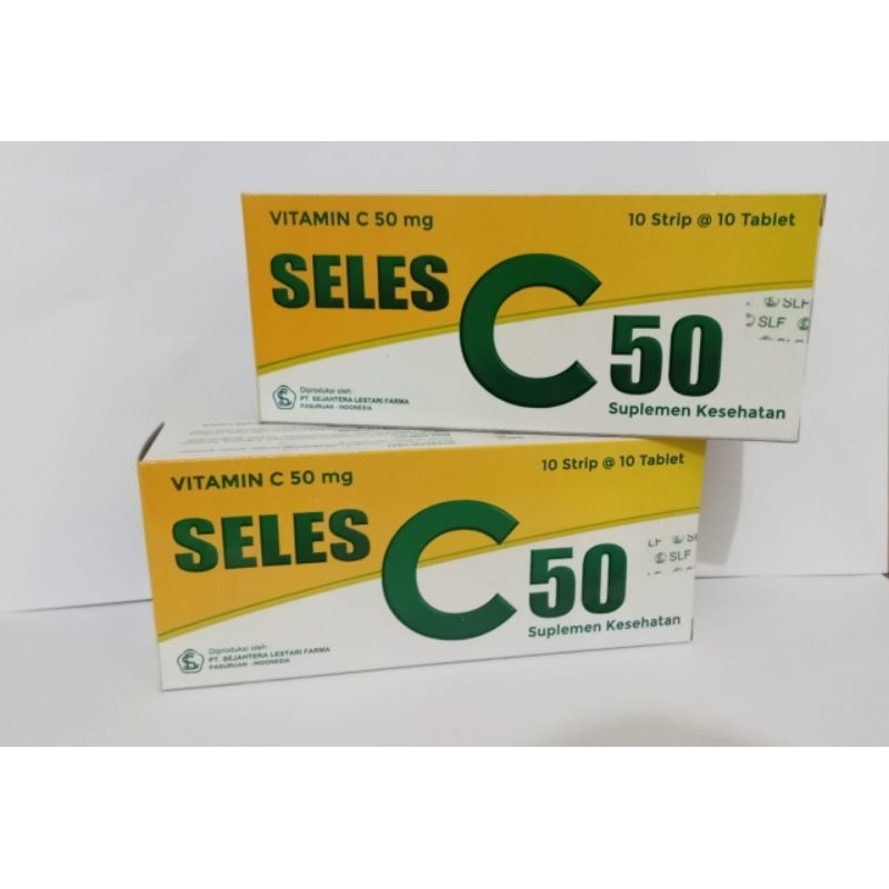 Jual Seles C 50mg Vitamin C (Box) | Shopee Indonesia