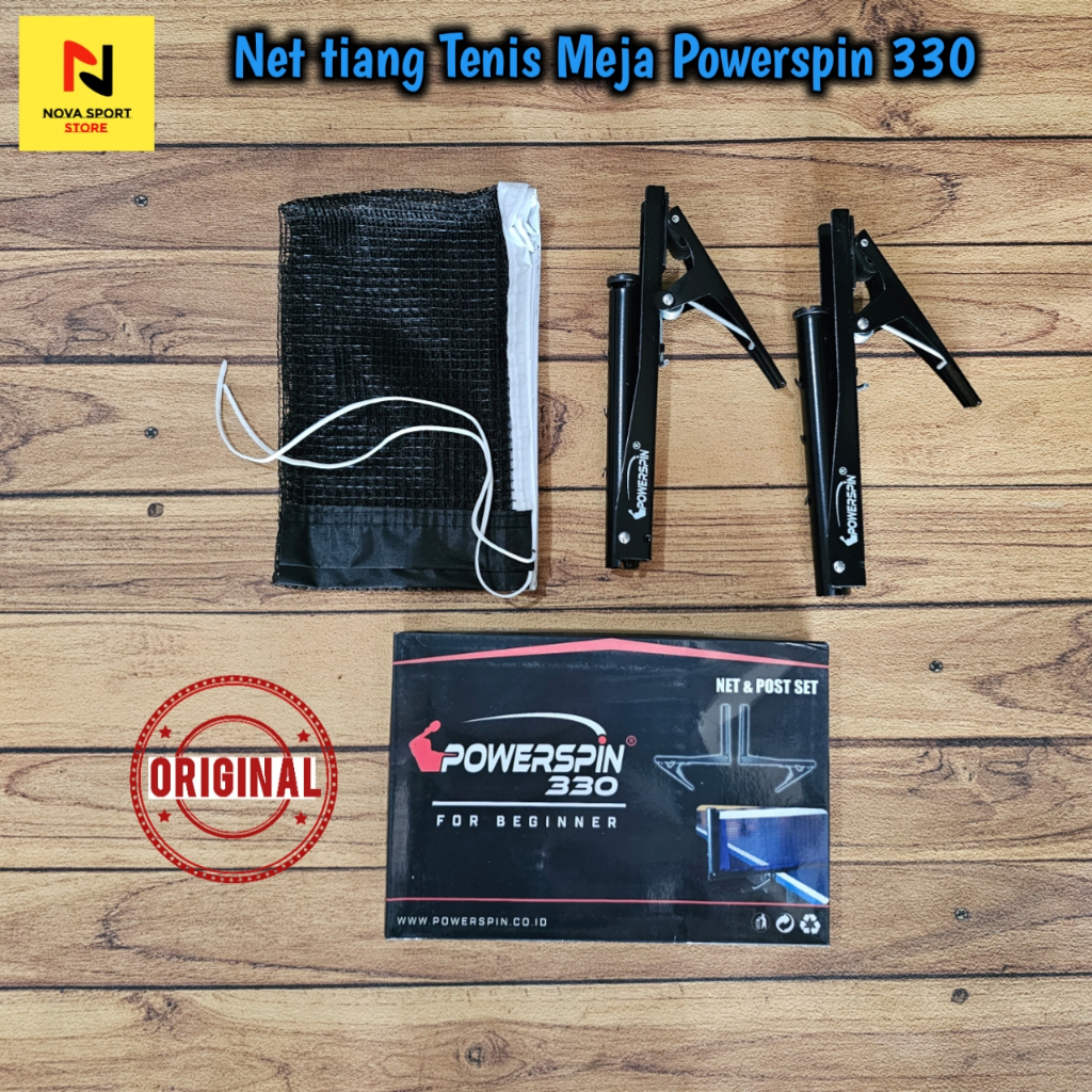 Jual NET Tiang Powerspin 330 For Beginner | Shopee Indonesia