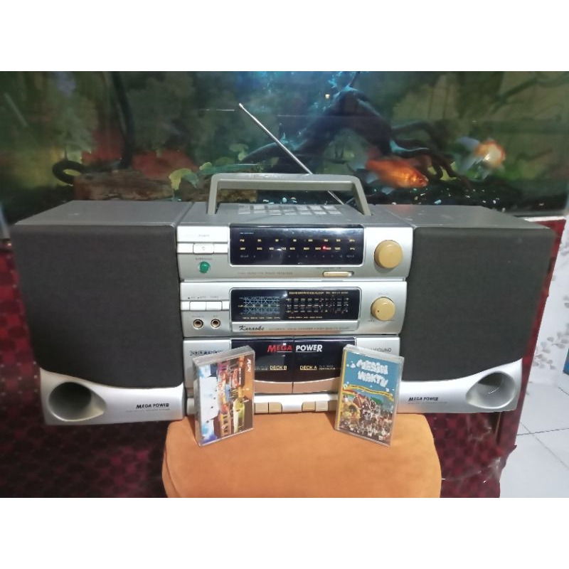 Jual radio tape compo polytron mega power MP 9200 KC semua normal ...